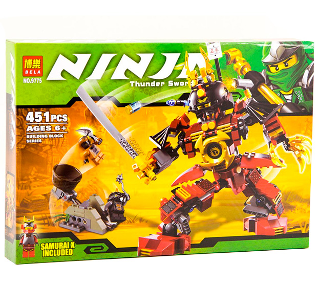 Конструктор Bela Ninja Механический самурай 9775 451 дет. - купить в ...